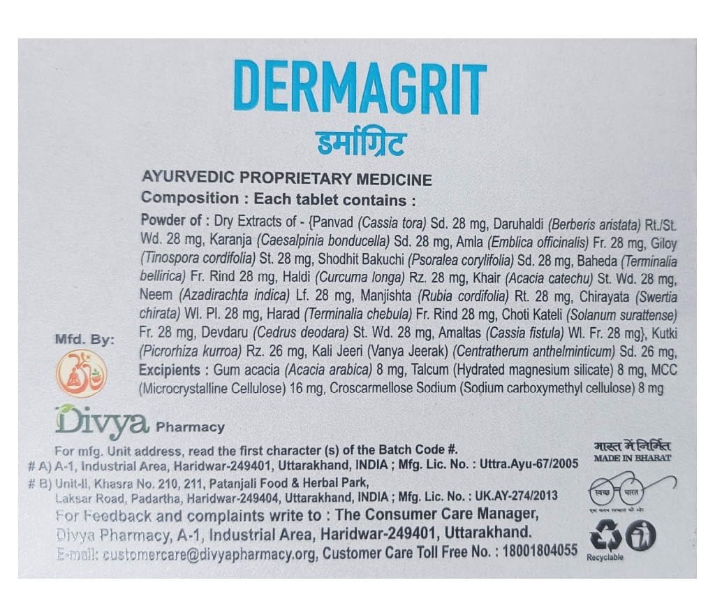 Where to get Divya patanjali Dermagrit Tablets in Nairobi & Kenya ...