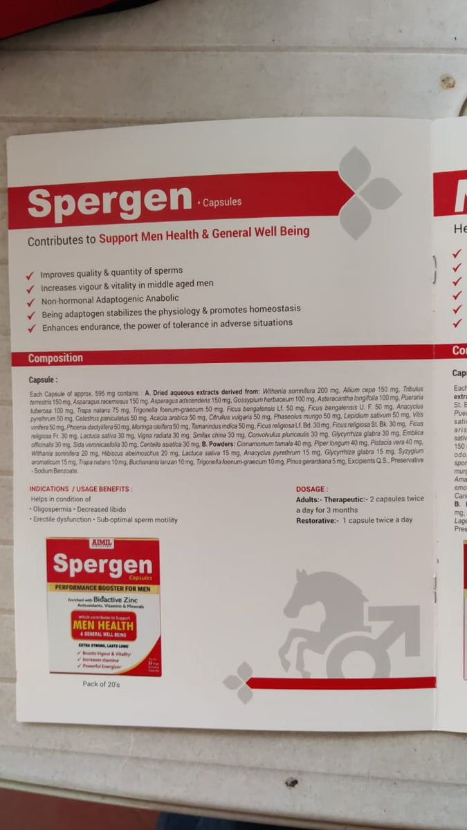 Where to get Aimil Spergen capsules in Nairobi & Kenya – KALONJI ONLINE ...