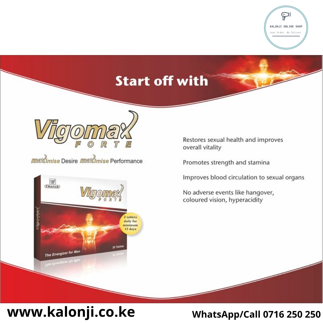 Where to get Charak Vigomax Forte Tablets in Nairobi Kenya – KALONJI ...